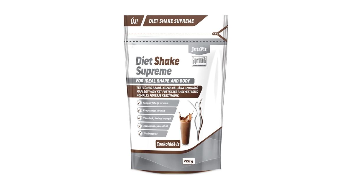 JutaVit Diet Shake Supreme Csokoládé íz 720g